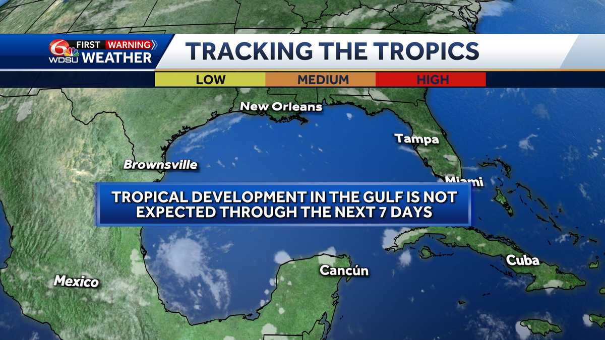Potential Tropical Cyclone Six Could Move Into Gulf Of Mexico Over Weekend
