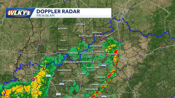Severe thunderstorm warnings issued for several counties in WLKY ...