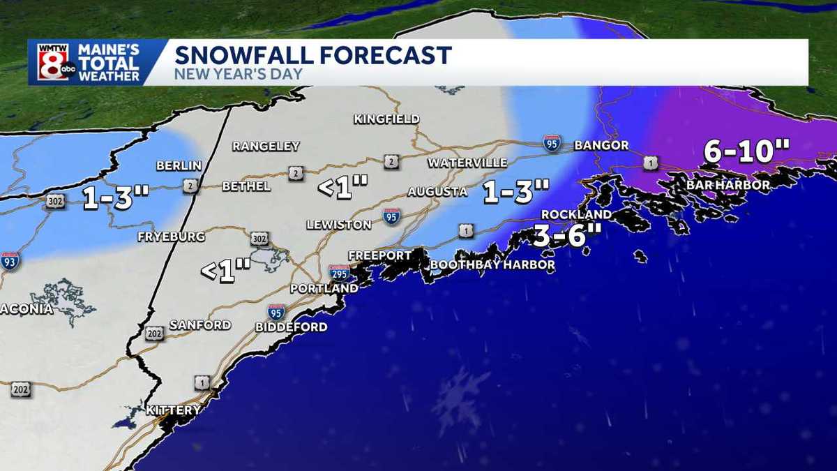 New year starts with new snow