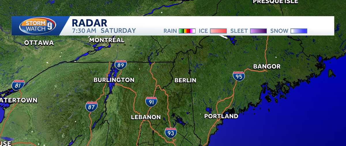 NH forecast: Snow, mix, rain move through Tuesday