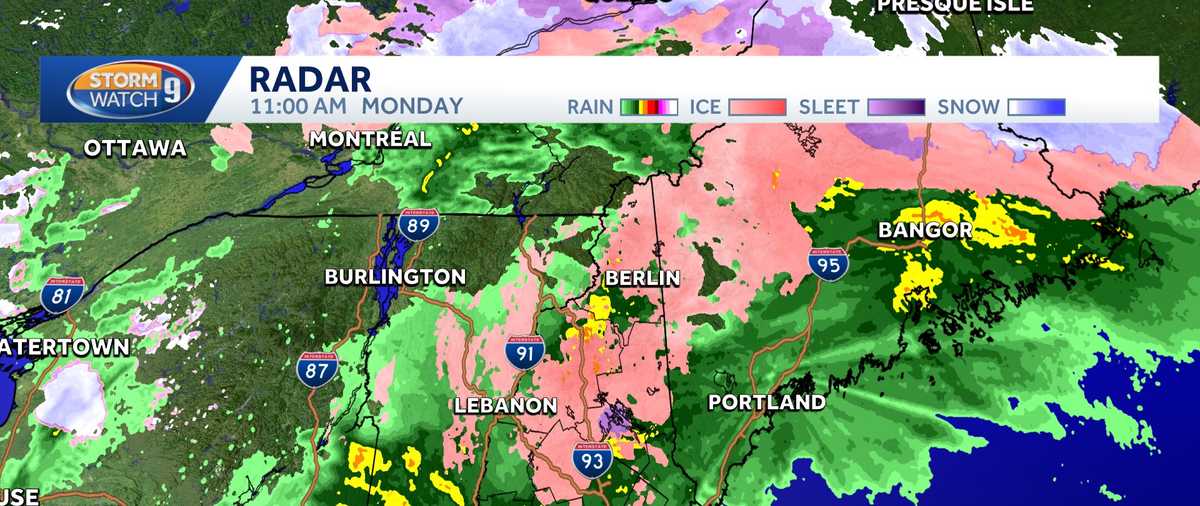 NH forecast: Light snow, wintry mix on tap Wednesday night