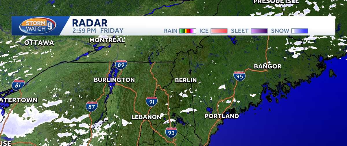 New Hampshire weather: Final snow showers