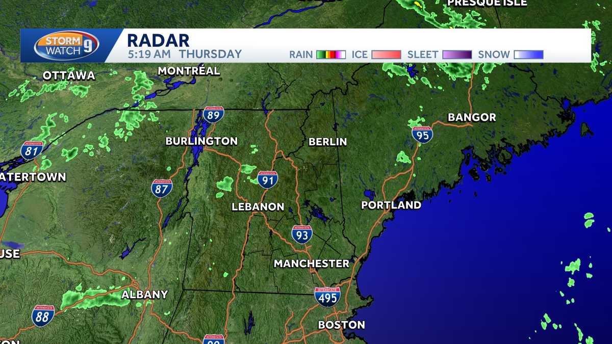 New Hampshire forecast: Light snow, rain for Friday morning