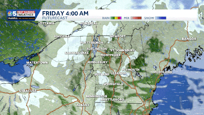 Another winter storm to bring several inches of snow to Vermont, New York