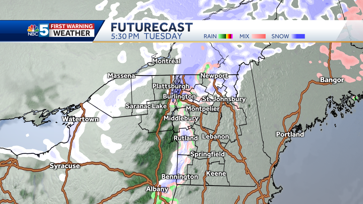 Futurecast: Hour-by-hour forecast