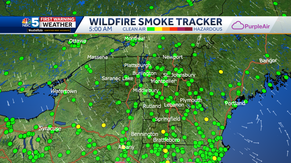 Track wildfire smoke with live, updating smoke and air quality maps