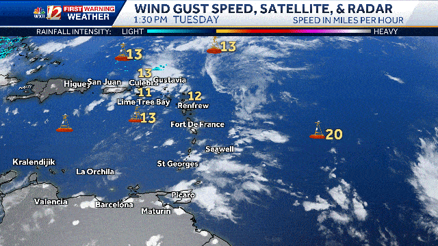 Atlantic Hurricane Season 2025 Looping Satellite and Radar Maps