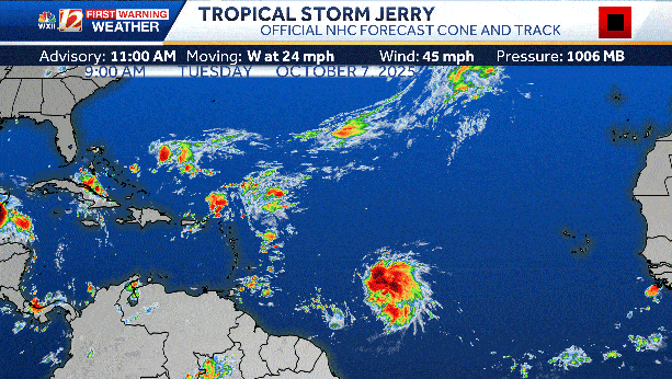 Atlantic Hurricane Season 2025 Looping Satellite and Radar Maps