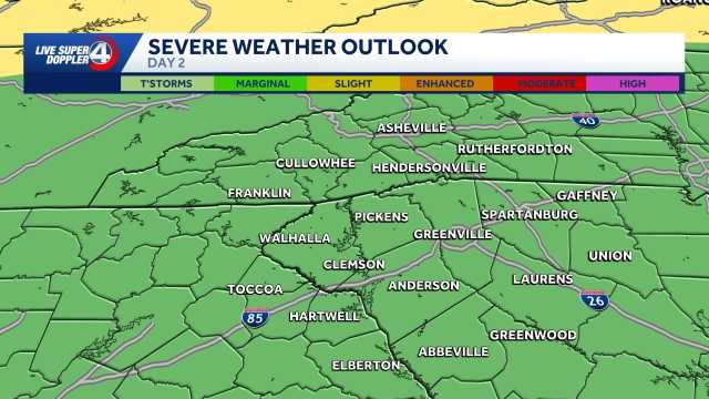 South Carolina: Warming with 80s ahead, isolated storms possible