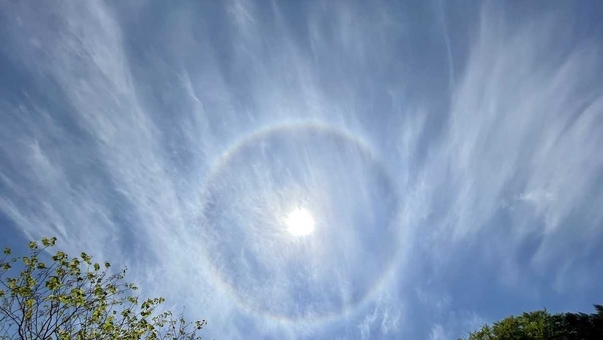 Stunning sun halo spotted in eastern Kentucky