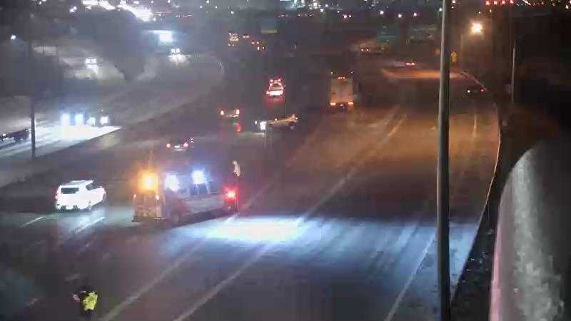 Photos Icy Conditions Snarl Traffic