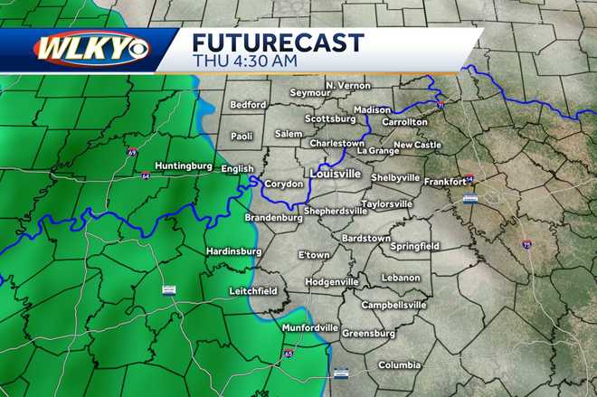 Louisville weather: Soggy weather takes aim, check the timeline