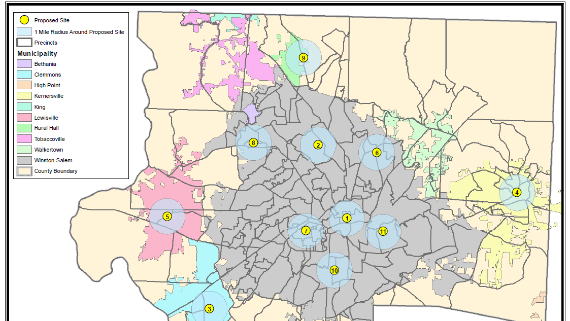 Forsyth County Board of Elections approves early voting sites, Saturday ...