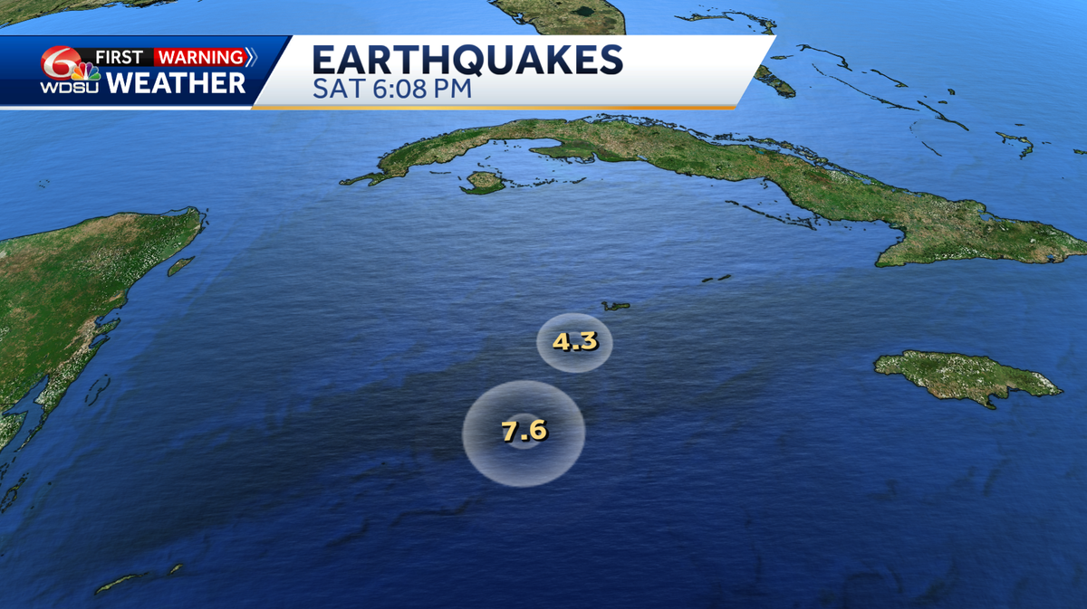 Earthquake reported in the Caribbean Sea