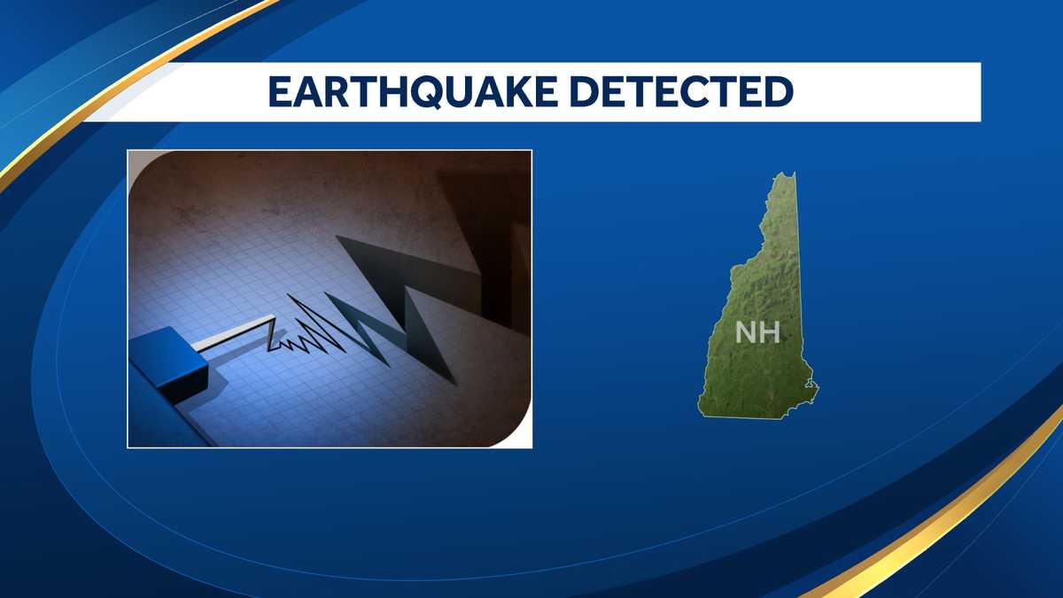 Earthquake detected in Concord, New Hampshire