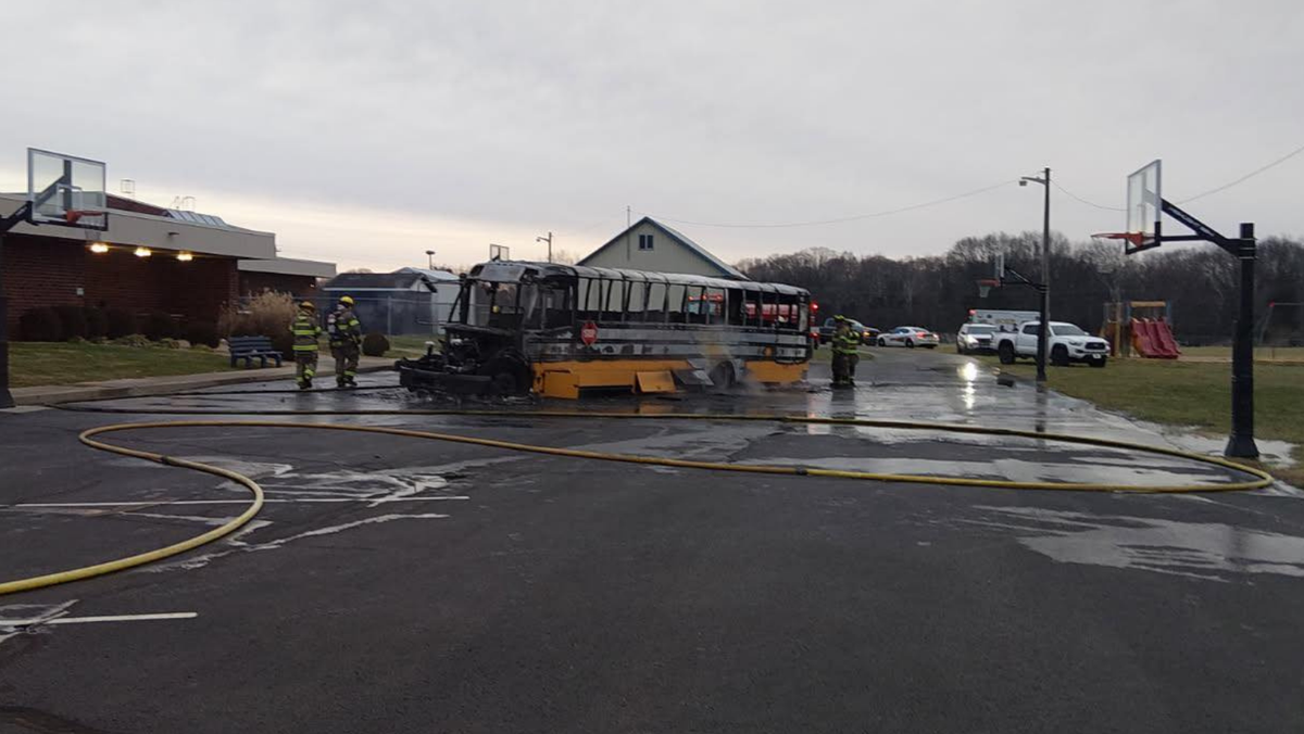 School bus catches fire at southeast Indiana elementary school; classes ...