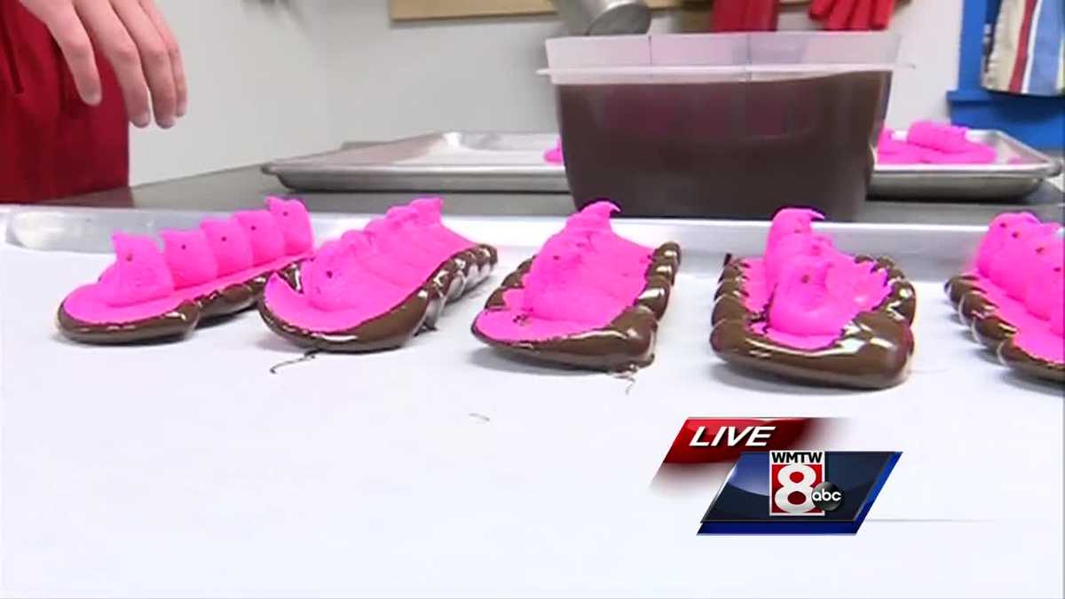 Local chocolate factory shows off Easter candy-making process
