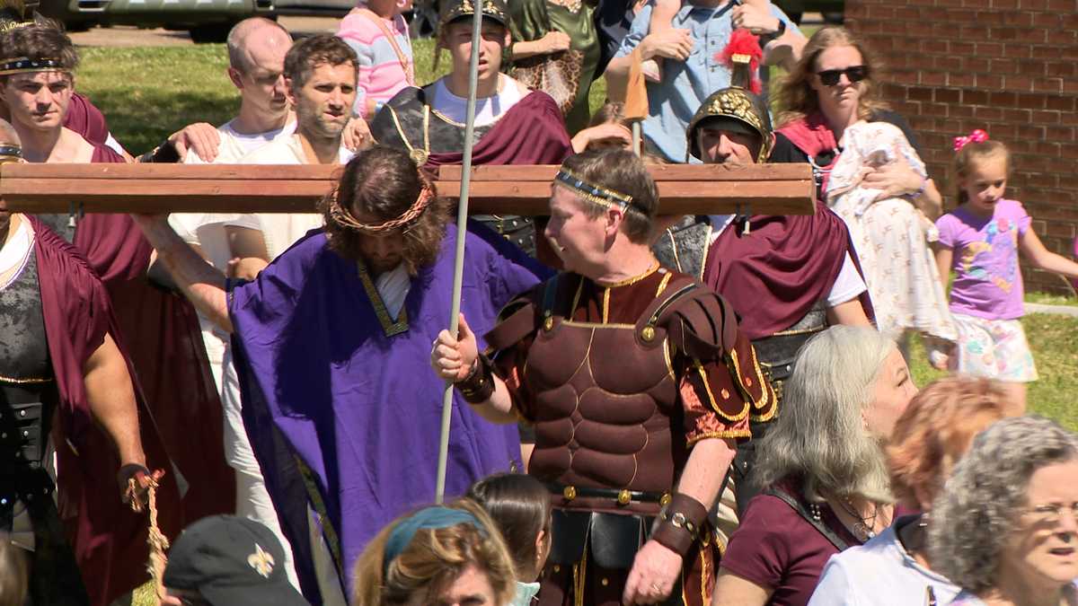 Madison church celebrates Easter with Way of the Cross