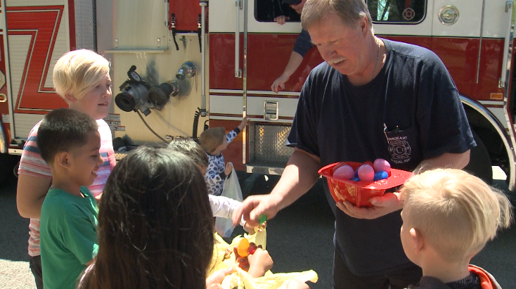 Clarksville firefighters hand out thousands of Easter eggs after egg ...