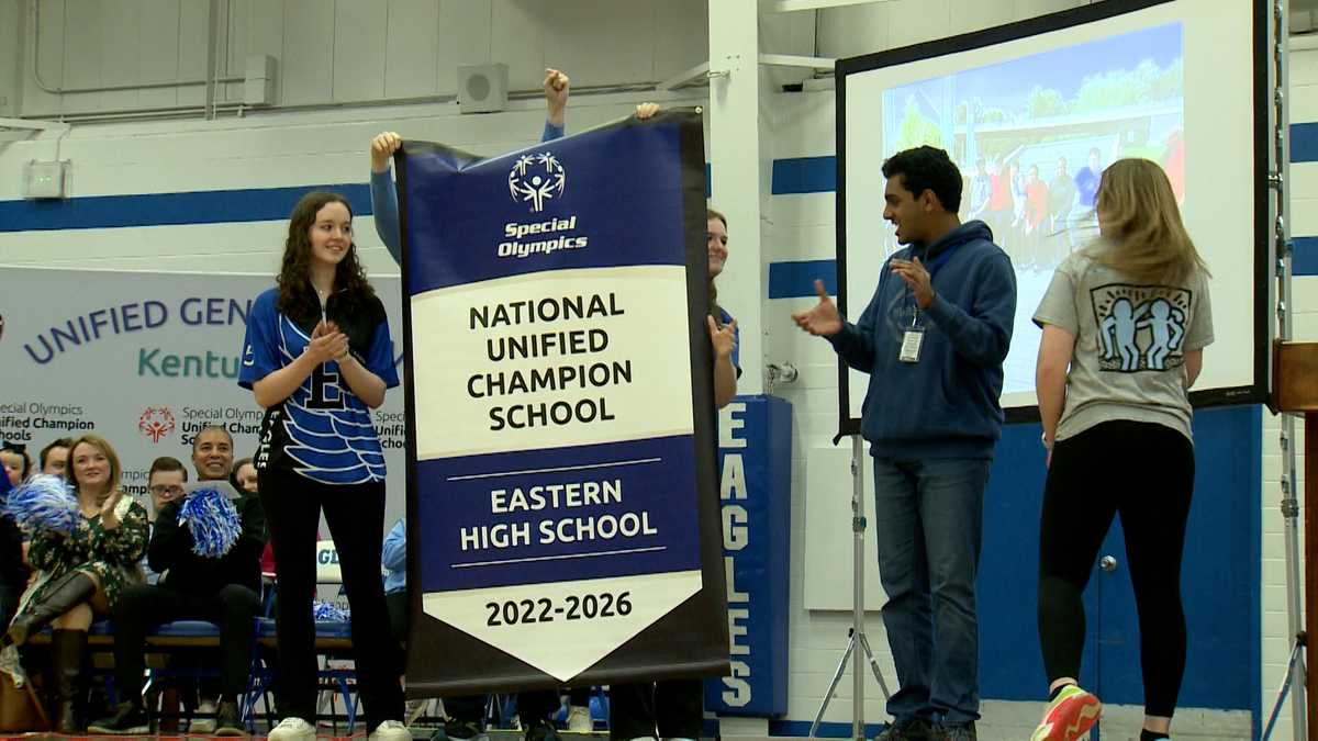 Eastern High School honored as Special Olympics 'Unified Champion School'