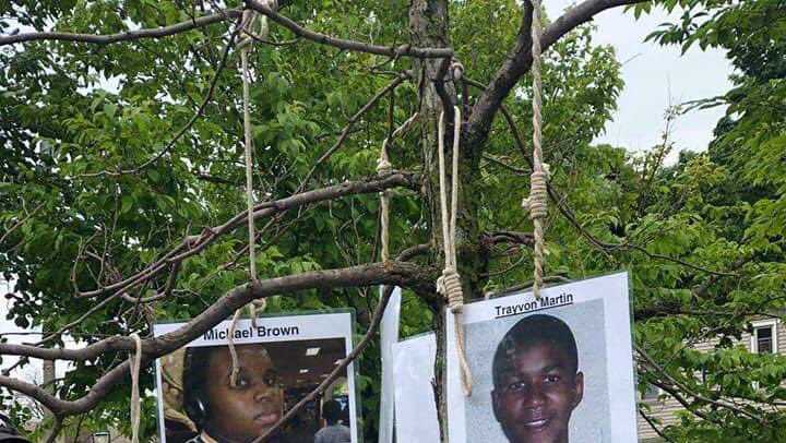 Sheriff: Photos of African Americans hung from tree meant to invoke ...