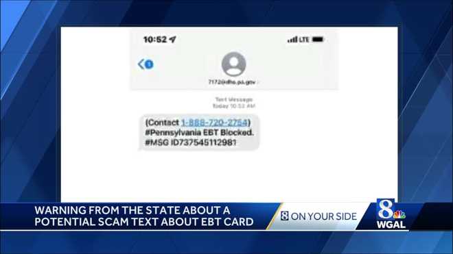 New EBT card scam text