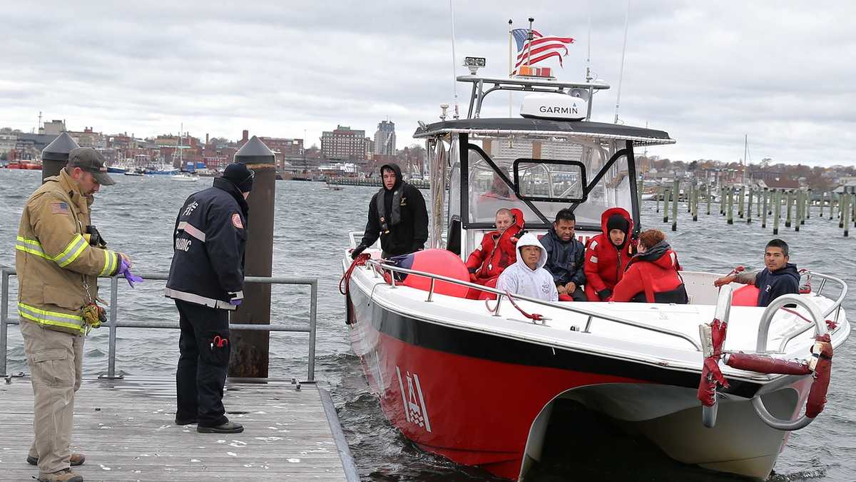 6 rescued from sinking fishing boat off Massachusetts coast