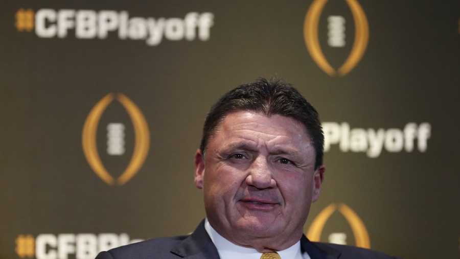 LSU head coach Ed Orgeron issues statement on Derrius Guice rape ...