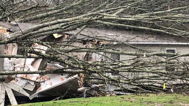 Photos: Storms produce tornadoes in Central Mississippi