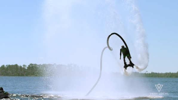 Flyboarding in Florida highlighted in TV show