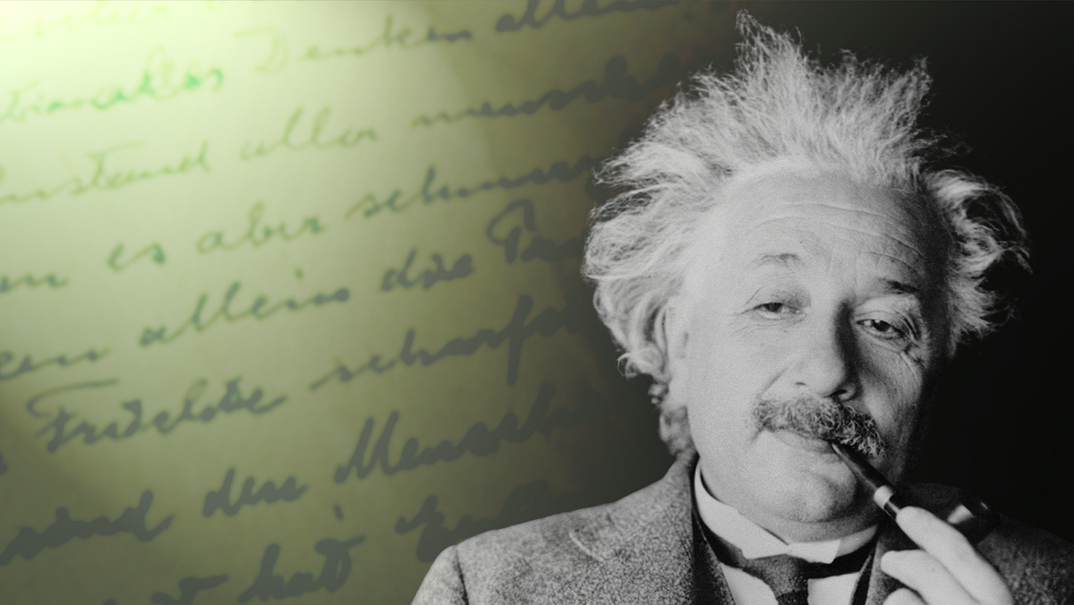 Note that contains Einstein's secret to happiness sells for $1.56 million