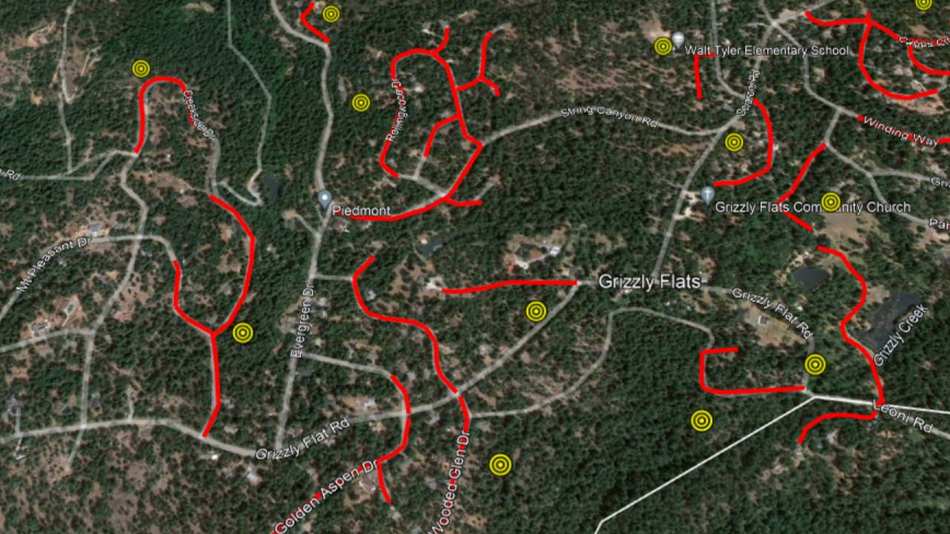 PG&E maps out where powerline undergrounding will be in NorCal