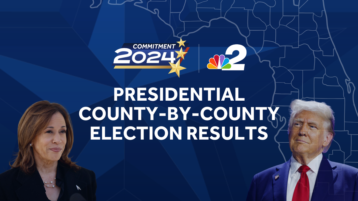 Florida presidential election results: County-by-county breakdown