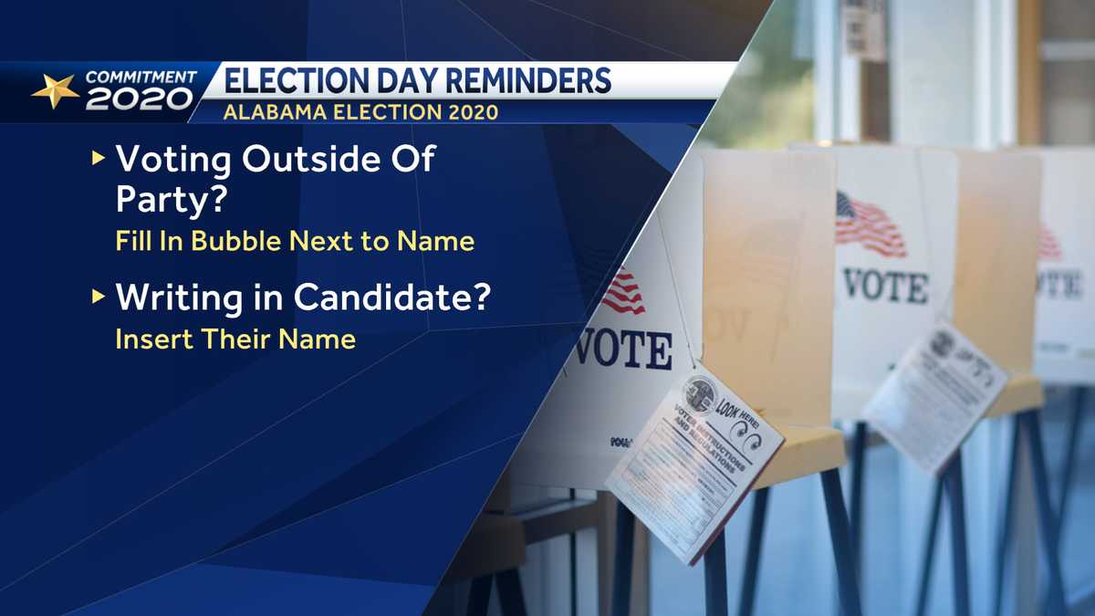 Election 2020: What Alabama voters need to know before heading to polls