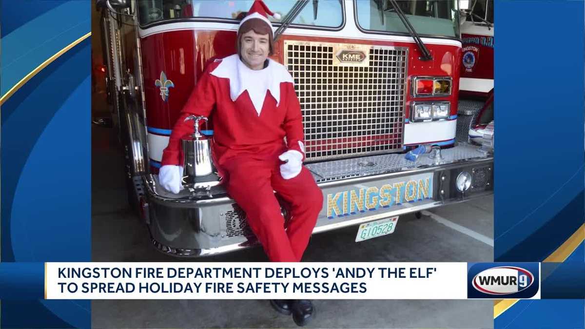 Kingston Fire Department's 'Andy the Elf' spreading holiday cheer ...