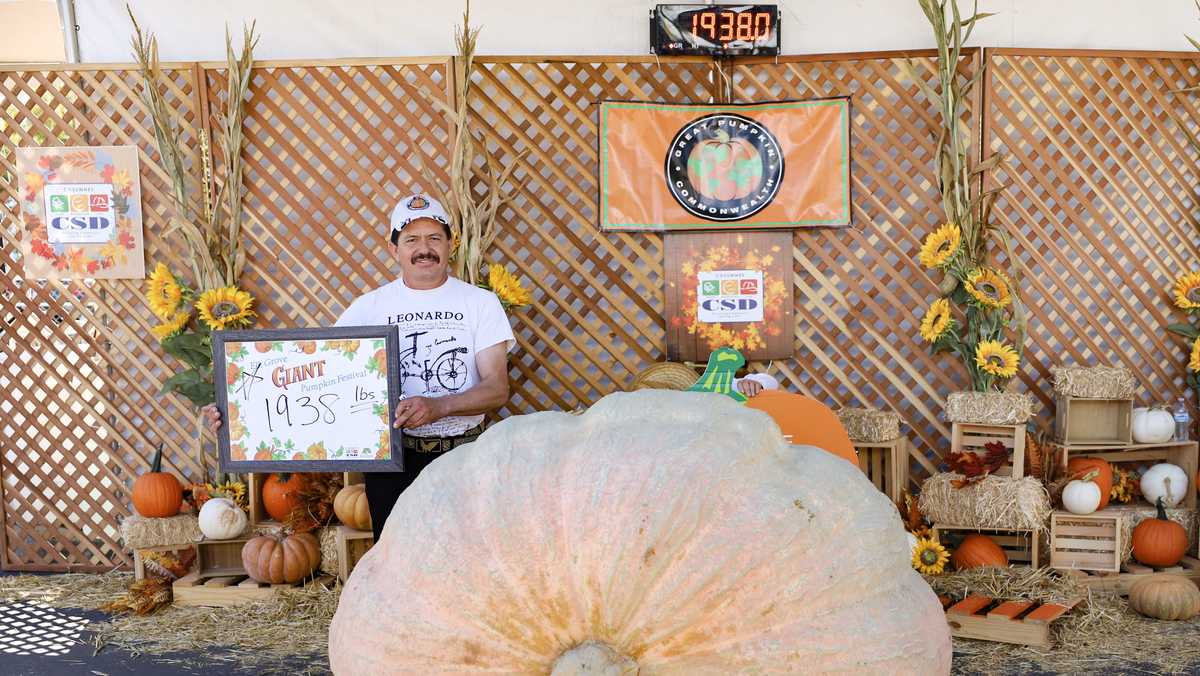 1,938-pound pumpkin takes title in Elk Grove competition