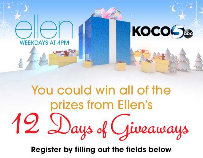 Enter to win all of the prizes from Ellen's 12 Days of Giveaways!
