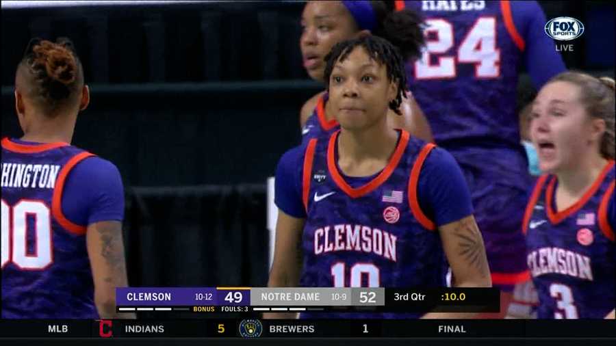 Behind Elliott's career night, Clemson women advance to ACC Quarterfinals