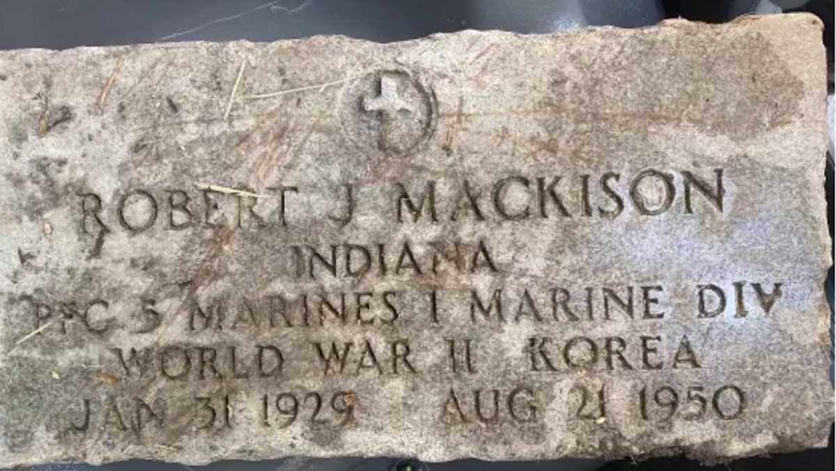 Duplicate head stone of war hero found in Elsmere cemetery