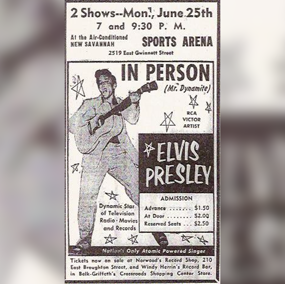 Savannah: Remembering Elvis's performances in the Hostess City