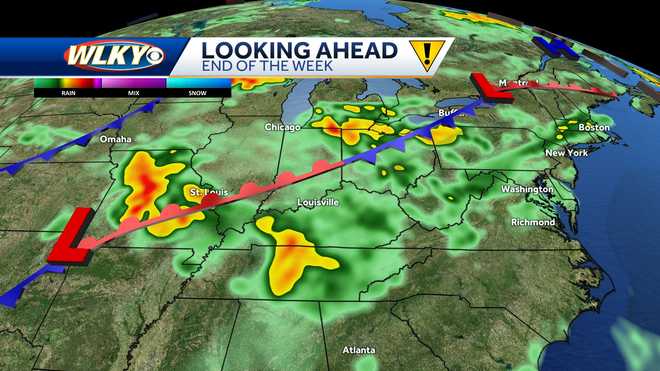 Sunny, pleasant start for Louisville before impact weather returns