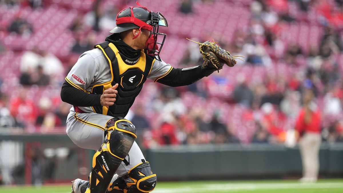Pirates catcher/first baseman Endy Rodriguez on injured list
