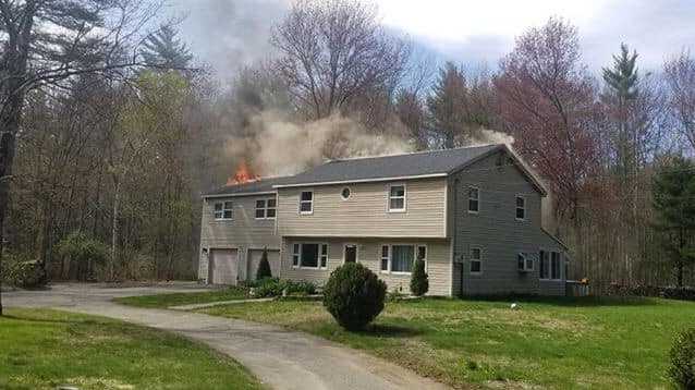 Two-alarm electrical fire damages Epping home