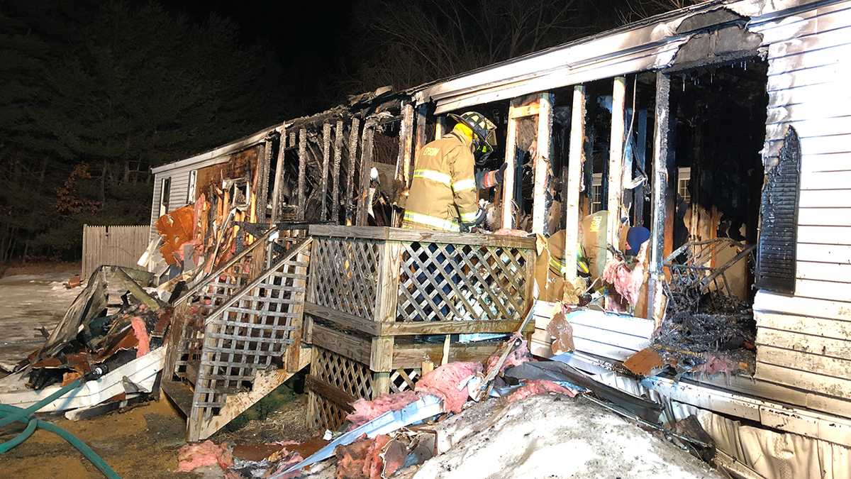 Person found dead after crews fight fire at Epsom, NH, mobile home