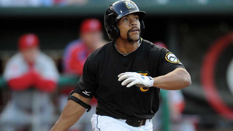 Former Fisher Cat Eric Thames leads major leagues in home runs