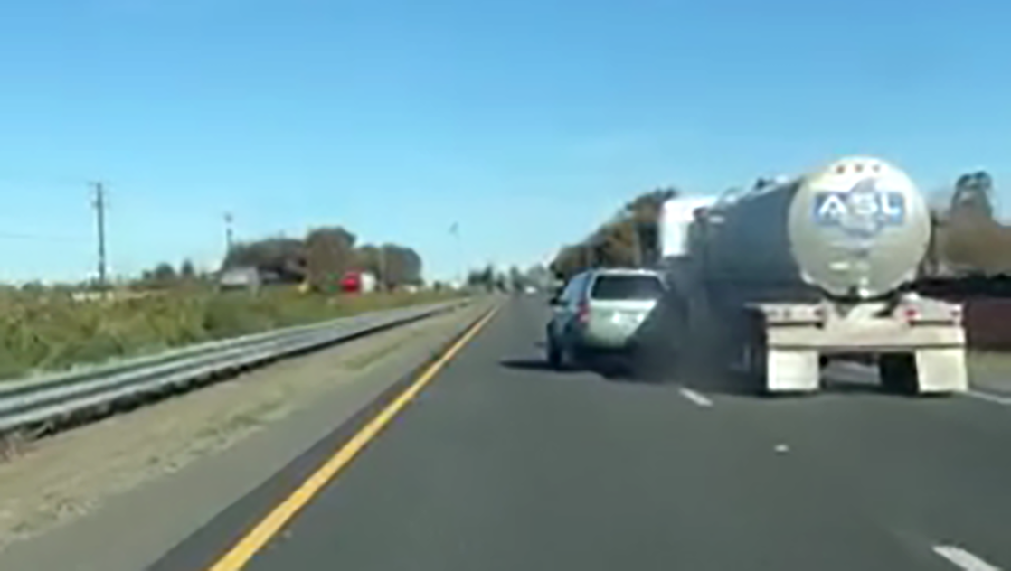 Erratic driver caught on video; witness says CHP didn't respond to 911 ...