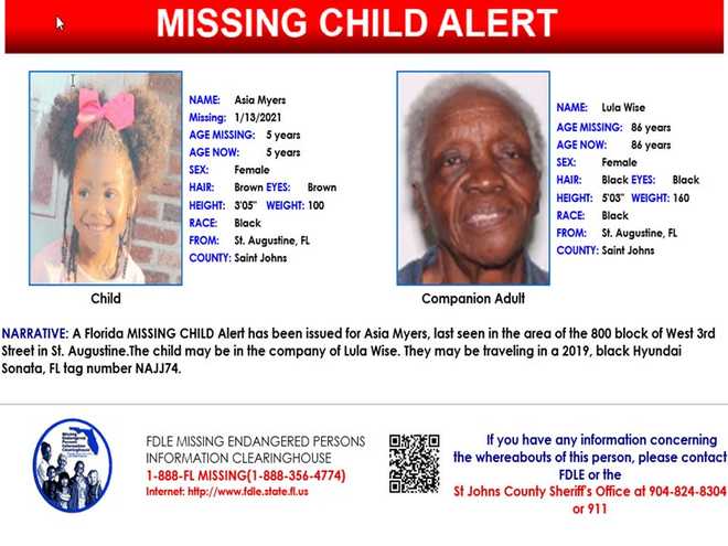 Missing Florida girl prompts FDLE alert