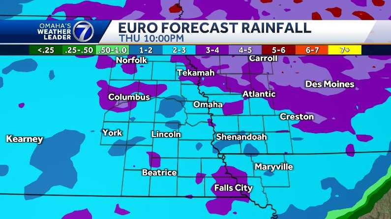 Omaha weather: Multiple rounds of rain and storms