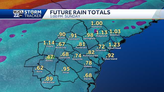 Savannah: Tracking rain chances