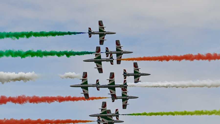 Italian Air Force jets to fly over California coastline